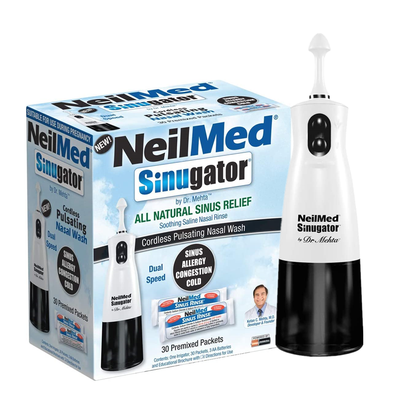 美国NeilMed洗鼻器家用鼻炎成人儿童鼻腔冲洗器洗鼻子神器海盐水_虎窝淘