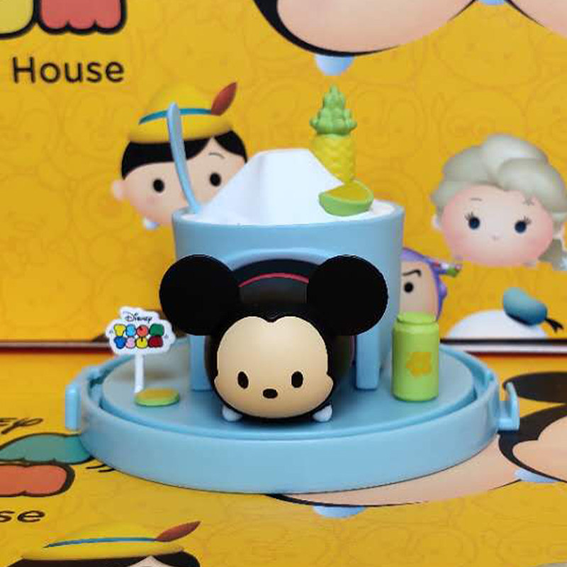 Disney迪士尼盲盒甜品屋松松tsum手办迷公仔卡通动漫米奇米妮摆件_虎窝淘
