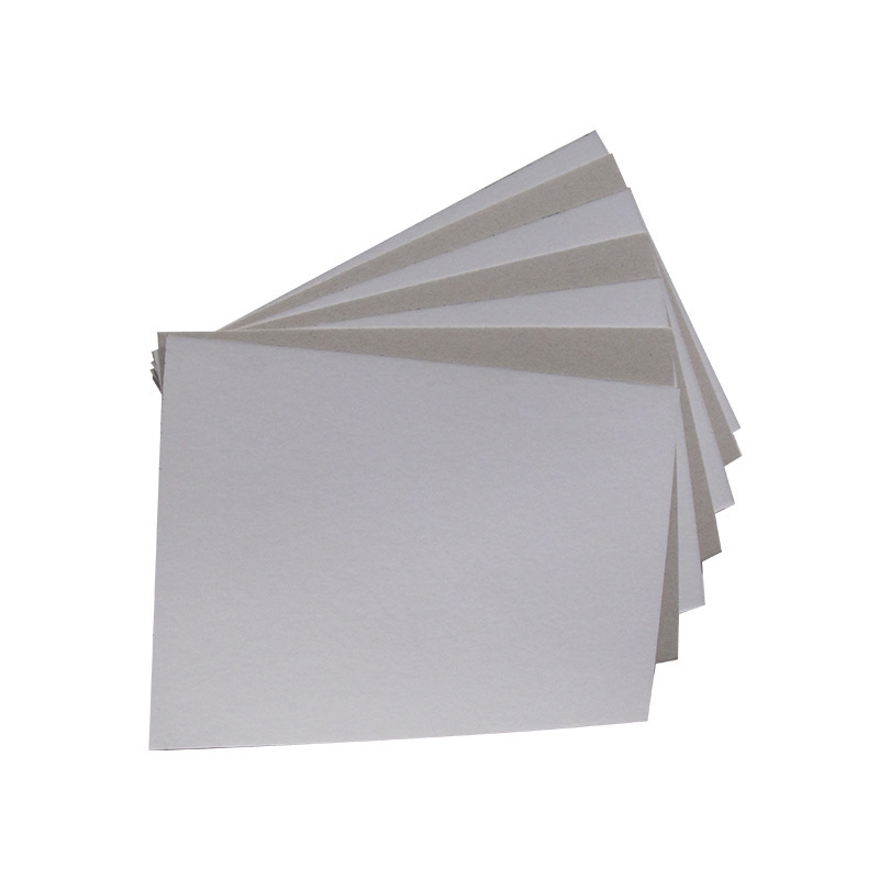 350克a5 a4 a3 a2灰底白纸板单面白色服装垫纸一面灰色垫板_虎窝淘