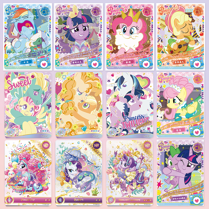 卡游小马宝莉卡片辉月包第四弹一整盒SC小卡单卖正版卡牌收藏册三_虎窝淘