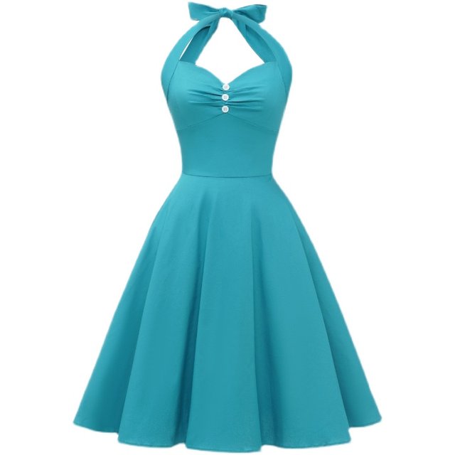 European and American sexy fairy-like sweet girl's age-sexy halter neck ...