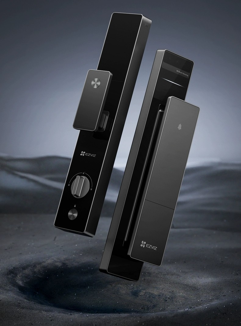 全自动密码锁指纹锁家用防盗门入户电子锁可视电子猫眼人脸智能锁_虎窝淘