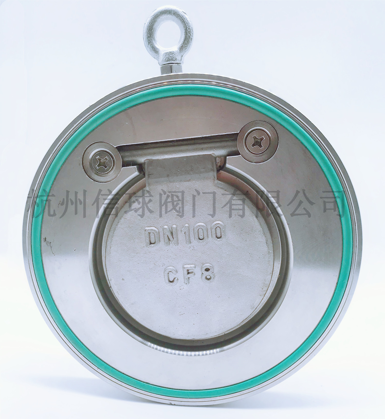 H74X-16P/R不锈钢304/316L高温氟橡胶止回阀对夹式软密封超薄型DN_虎窝淘