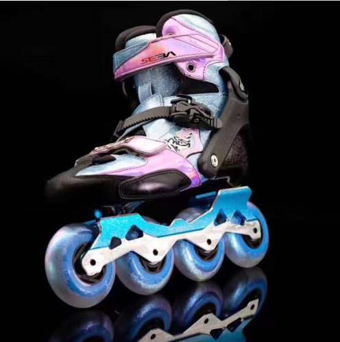 米高SEBA儿童KSJJ星空轮平花轮直排花式轮滑鞋轮子珠光轮高弹82A_虎窝淘