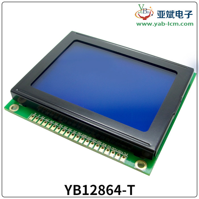 12864T点阵屏模组 128x64显示屏 12864LCD液晶屏 5V T6963控制_虎窝淘