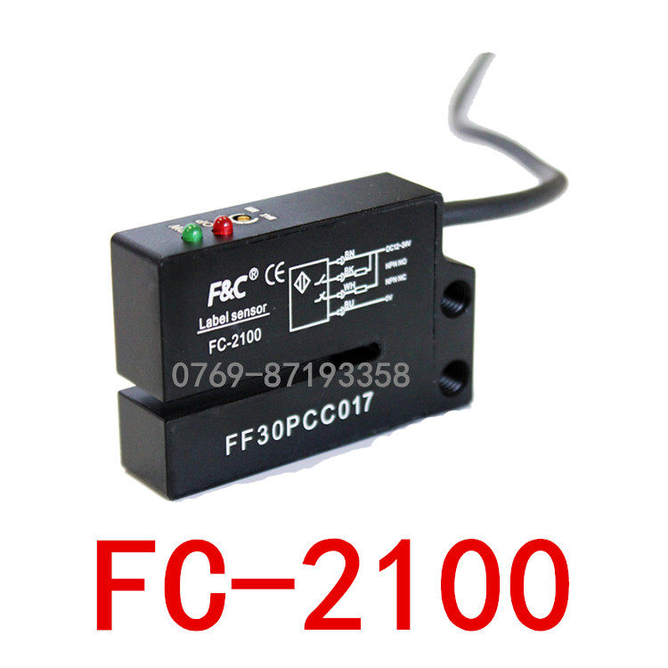 原装全新嘉准F&C标签传感器FC-2100光电开关FC-2100P正品质量保证_虎窝淘