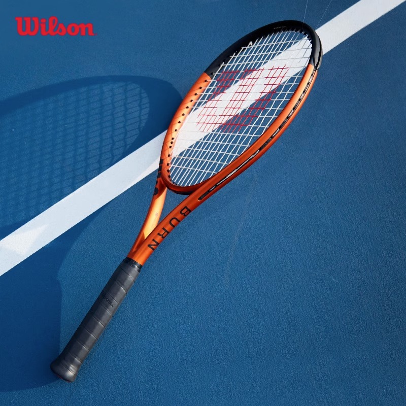 Wilson碳素网球拍威尔逊男女士单人burn碳纤维法网小黄人专业球拍_虎窝淘