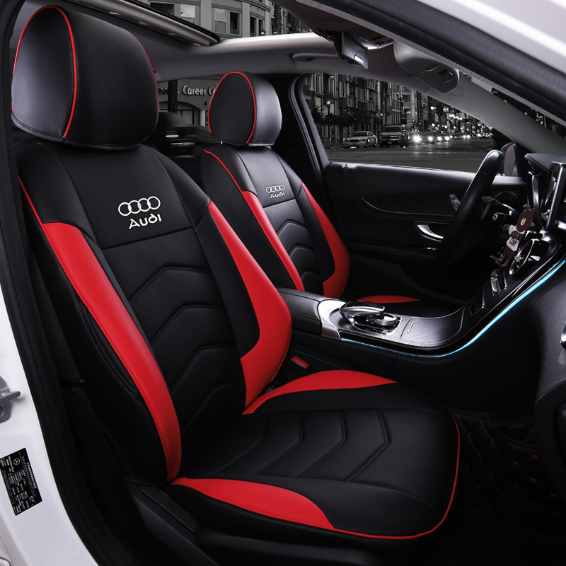 奥迪A4L坐垫A6L A3 Q2L Q3 Q5L A5 A4L座套全包围四季专用座套垫_虎窝淘