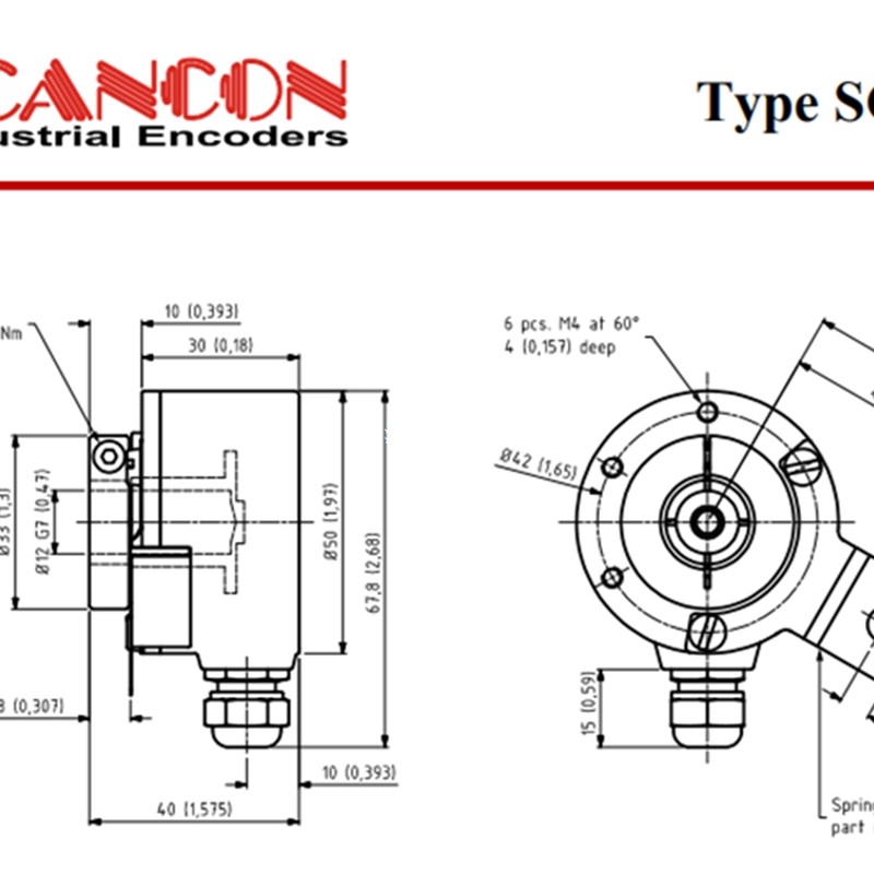现货极发ANCON(丹麦)斯堪纳SCH50IF-1024编码器弹性安装连接片非_虎窝淘