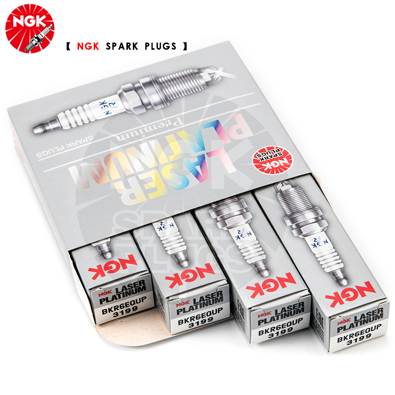 NGK四极铂金火花塞BKR6EQUP宝马325i 530i M54发动机保时捷海福星_虎窝淘