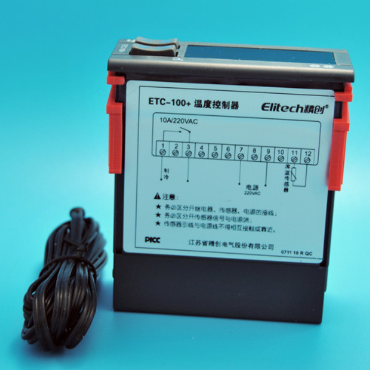 精创温控器ETC-100+制冷温度控制器温度校正故障报警温控仪_虎窝淘