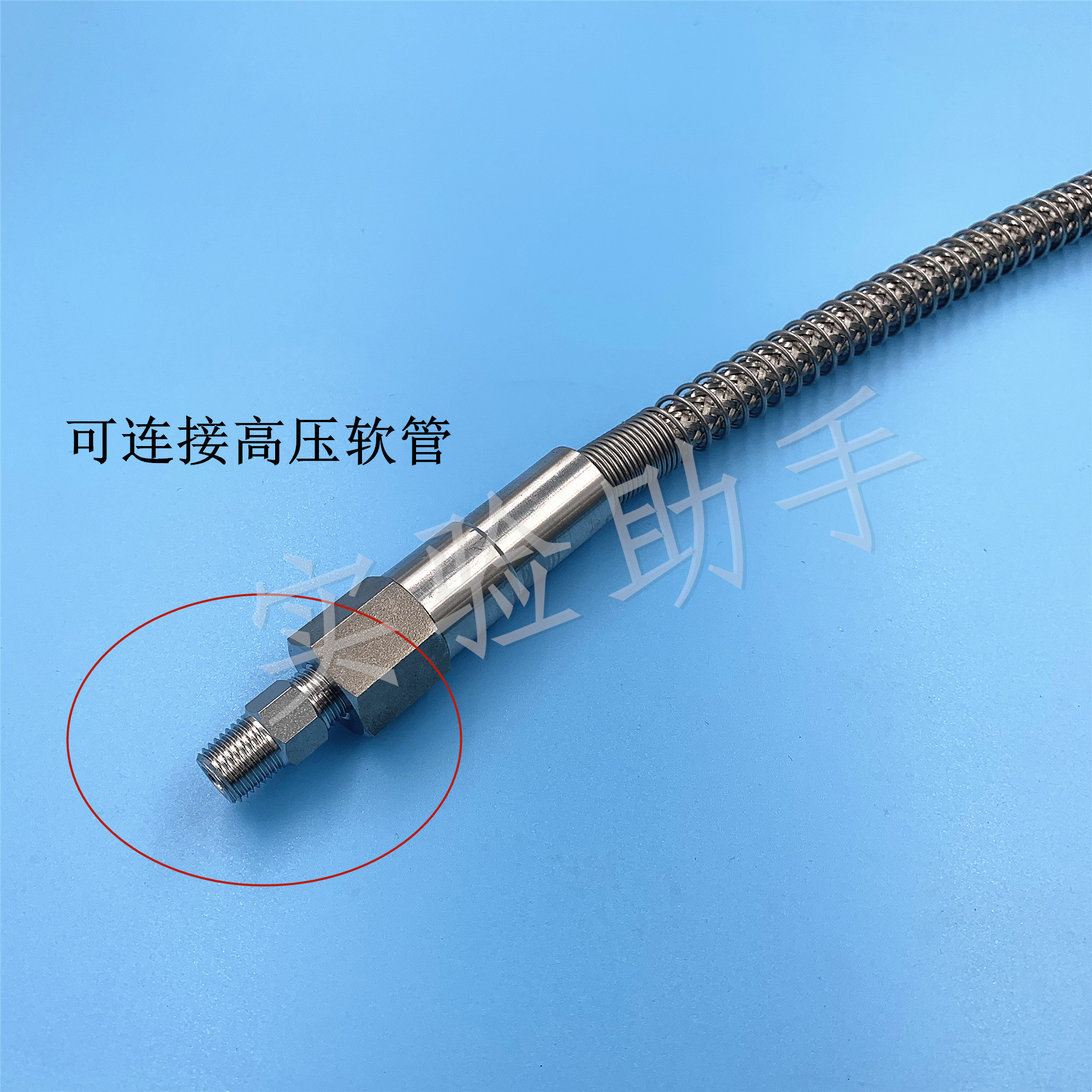 1/4NPT双外丝接头316L不锈钢接头金属软管接头减压阀出口转接头_虎窝淘