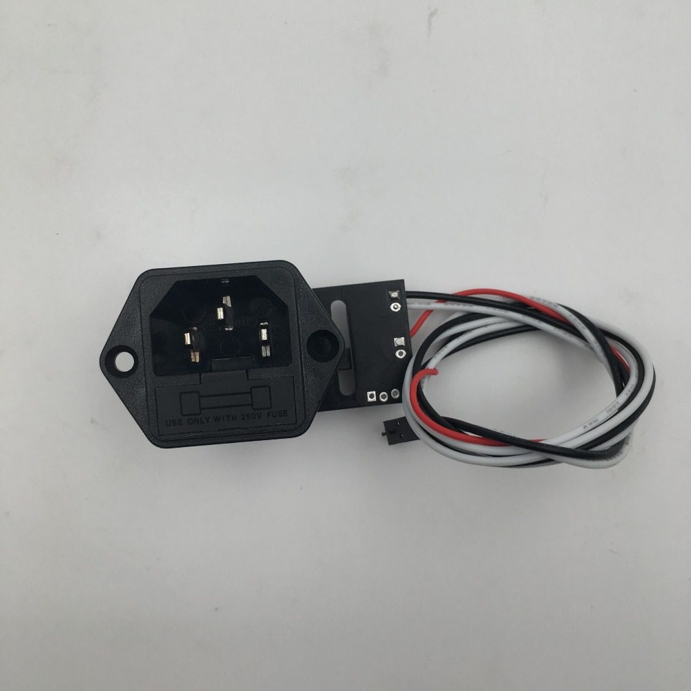 Prusa i3 MK3 Power Panic mk3电源模块10A 250V保险丝开关和插座_虎窝淘