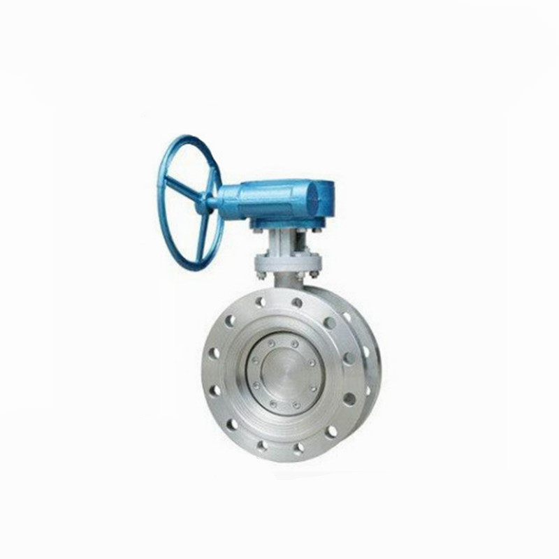 304 316不锈钢法兰蝶阀D343W16P涡轮硬密封蝶阀DN150 4寸3寸2寸_虎窝淘