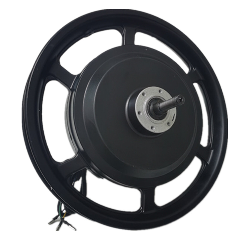 14寸48V400W折叠代驾车无刷无齿锂电动车一体轮碟刹高速后驱电机_虎窝淘