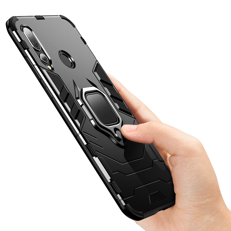 适用华为y9prime 2019手机壳隐形支架STK-L22保护套硬壳车载指环STK-L21硅胶软边个性创意LX3简约商务防摔_虎窝淘