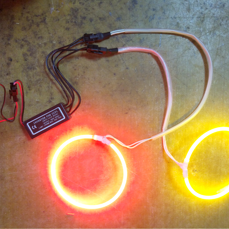 透镜天使恶魔眼阴极管光圈驱动器一拖一/二CCFL镇流器通用控制器_虎窝淘