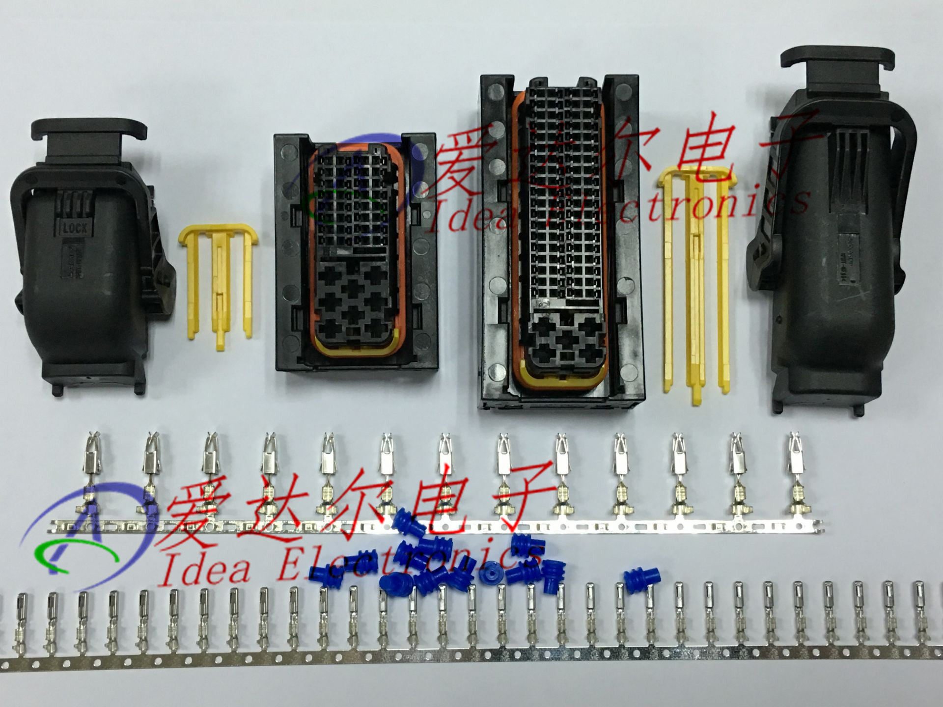 1473244-1 1473252-1 81P+40P汽车ECU连接器插座 TE/AMP原装整套_虎窝淘