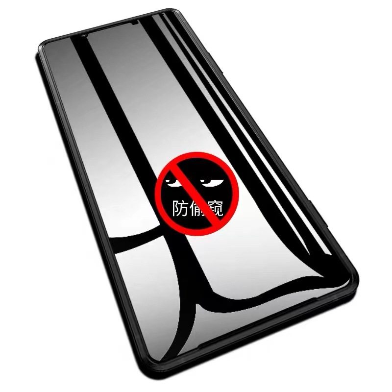 适用S0NY/索尼Xperia10III防窥膜Xperiapro-1钢化膜Xperia5II高清防窥钢化膜10V无边索尼 Xperia 5防 ...