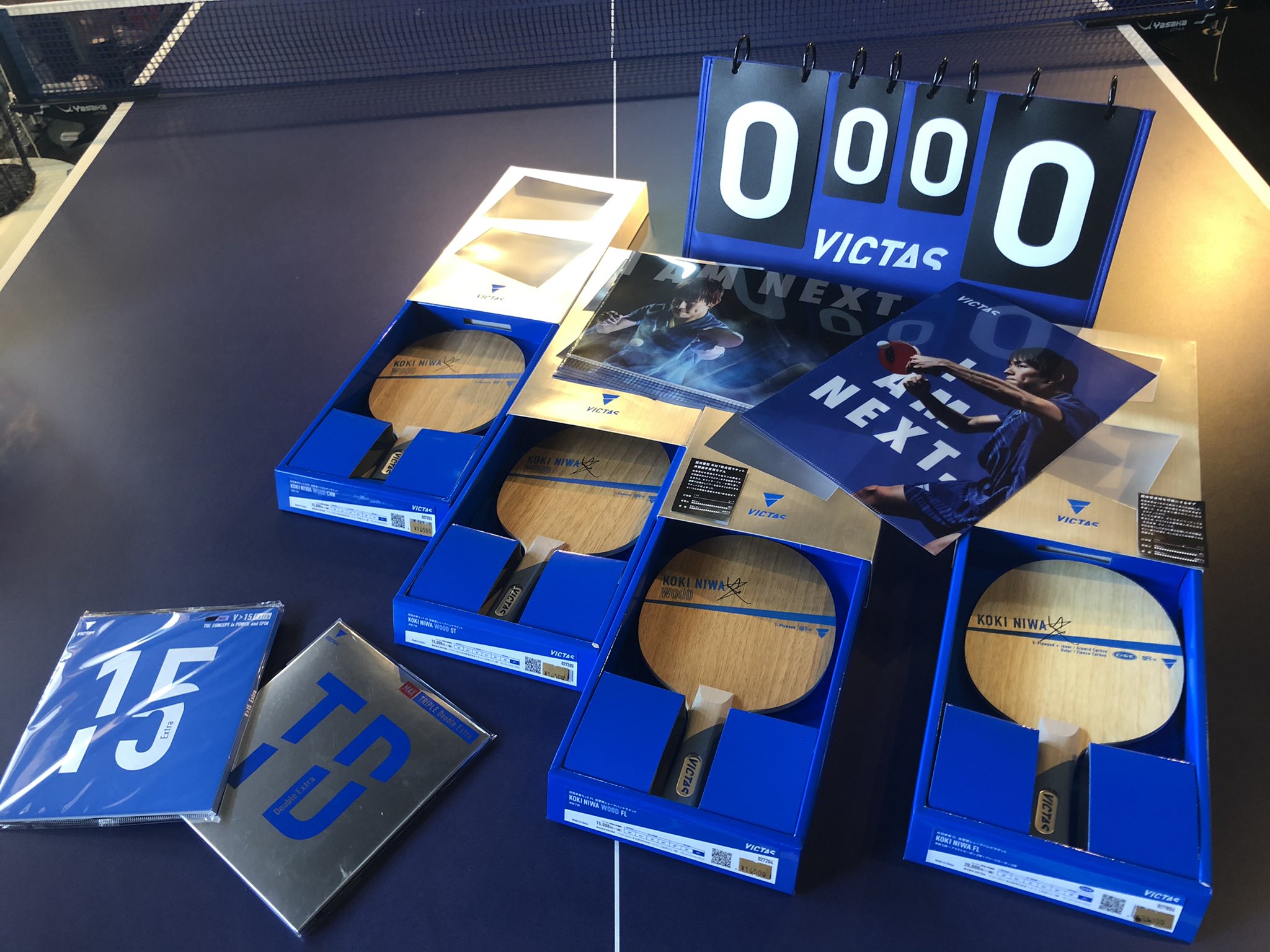 日本VICTAS维克塔斯丹羽孝希纯木碳素底板NIWA WOOD 90周年限量版_虎窝淘