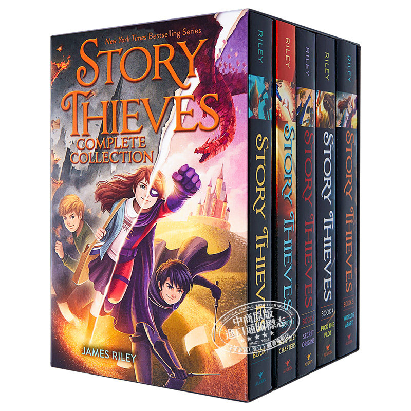 【中商原版】故事小偷全集（5本套装）英文原版 Story Thieves Complete Collection奇幻科幻小说 James ...
