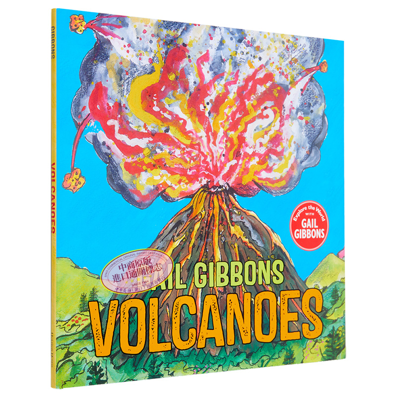 现货 Gail Gibbons：Volcanoes盖尔吉本斯百科：火山英文原版儿童绘本科普读物 Gail Gibbons 3-6岁【中商原版】_虎窝淘