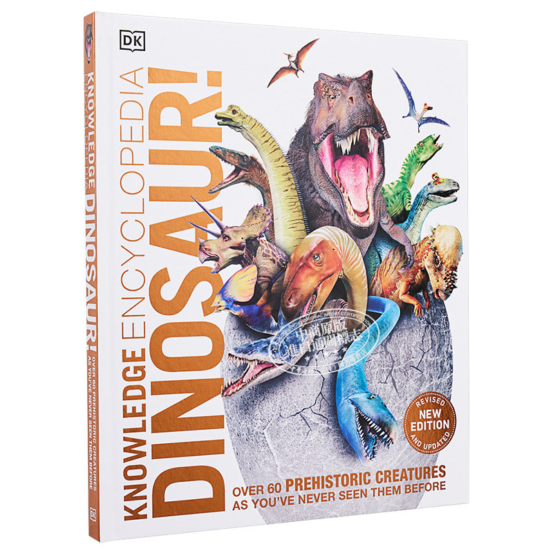 现货 DK Knowledge Encyclopedia Dinosaur Dorling Kindersley英文原版恐龙知识百科【中商原版 ...