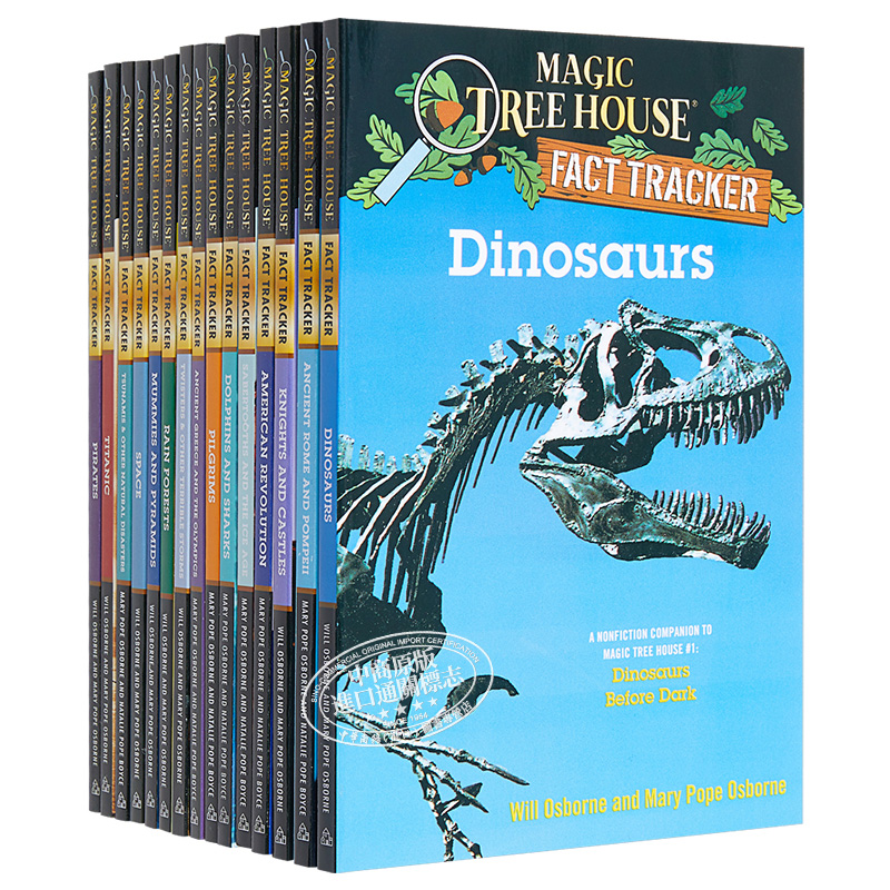 预售神奇树屋小百科系列1-15册 Magic Tree House Fact Tracker 15册【中商原版】_虎窝淘