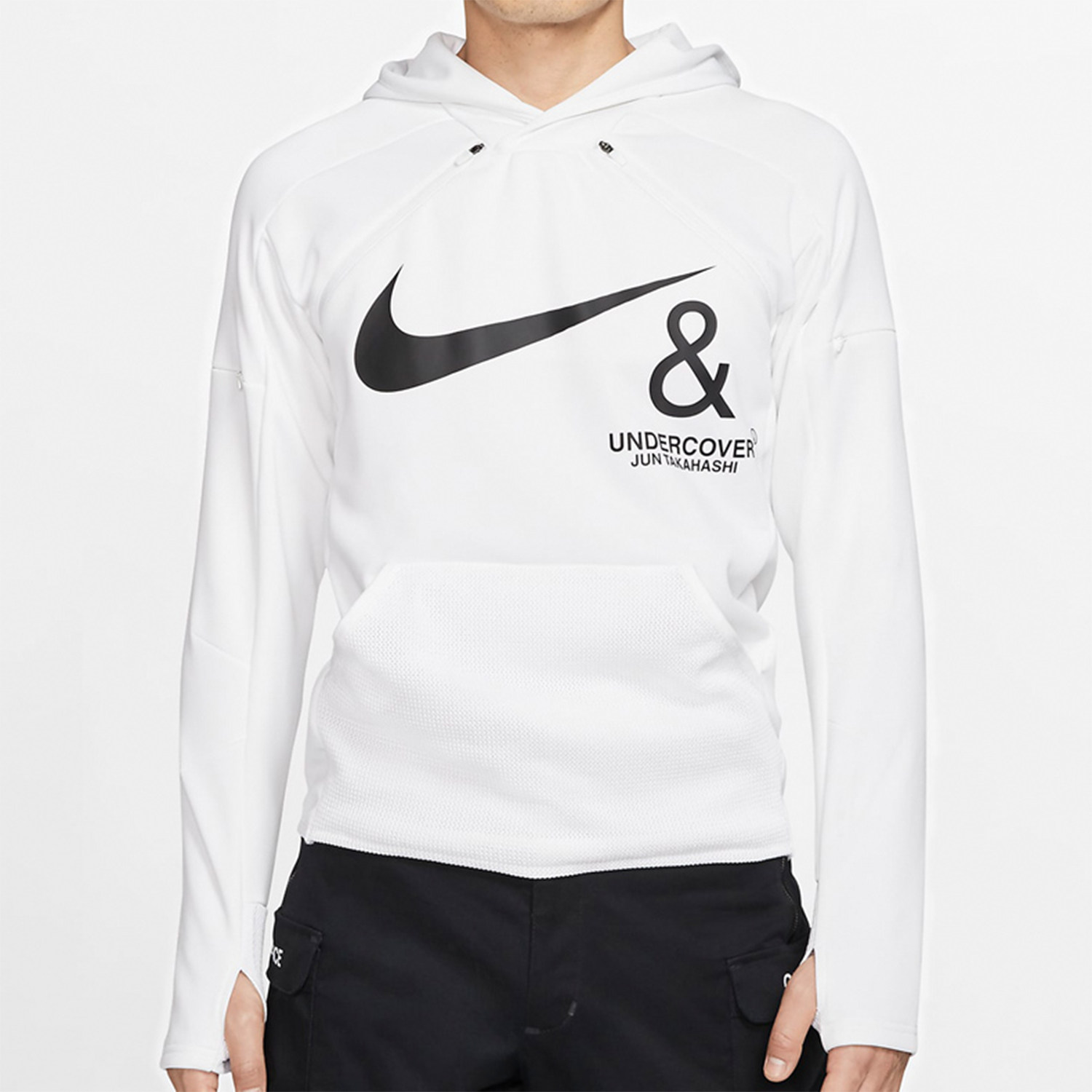 耐克NIKE&Undercover高桥盾机能多口袋拉链连帽衫卫衣CD7525-100_虎窝淘