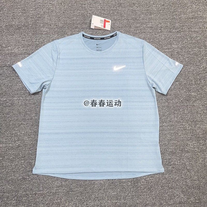 正品Nike/耐克 Dri-FIT男子速干运动跑步短袖T恤CU5993-010-494_虎窝淘