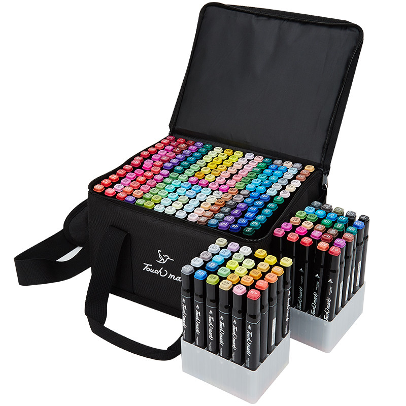 touchmark马克笔动漫美术学生专用100色80色套装60色儿童小学生_虎窝淘