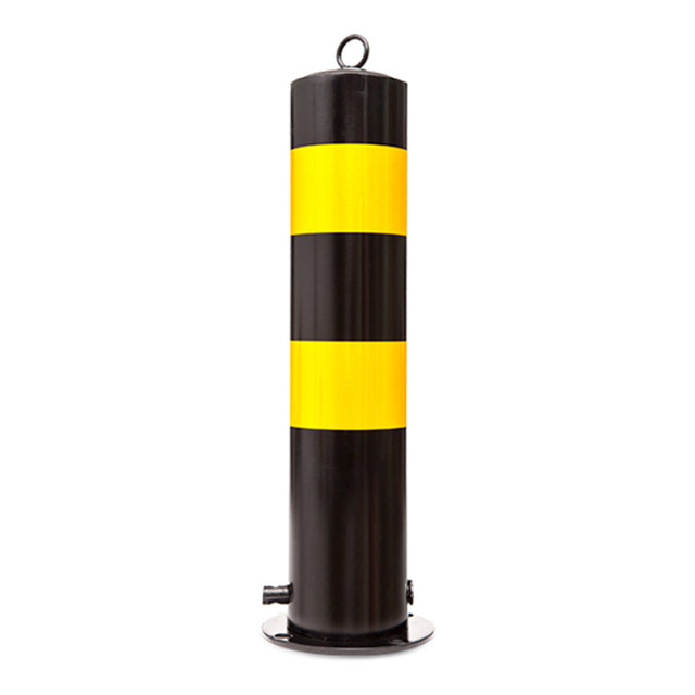 Steel pipe warning anti-collision column fixed pile road traffic ground ...