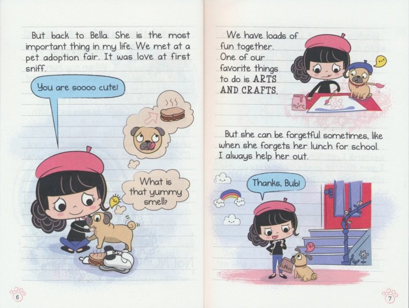 学乐大树系列 Diary of A Pug哈巴狗日记7册 Branches英语全彩桥梁书 Pug Blasts off Pug's Got Talent英语读物英文原版进口_虎窝淘