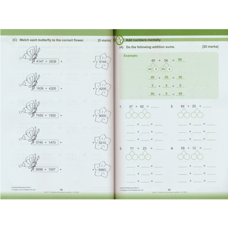 英文版 SAP Learning Mathematics 3年级数学思维启蒙练习册数学建模学习法 9岁学习系列新加坡数学英文版三年级小学教辅 ...
