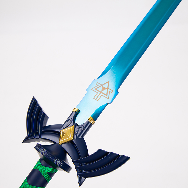 塞尔达荒野之息林克大师之剑天空剑驱魔剑1比1金属模型道具未开刃_虎窝淘