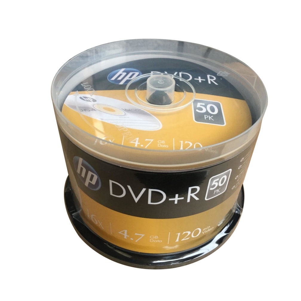 惠普 DVD+R空白刻录光盘 16X 4.7G DVD-R/+R 50片装空白碟片正品_虎窝淘