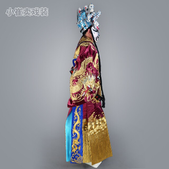 Opera full gold dragon python costume dragon robe Peking opera painted ...