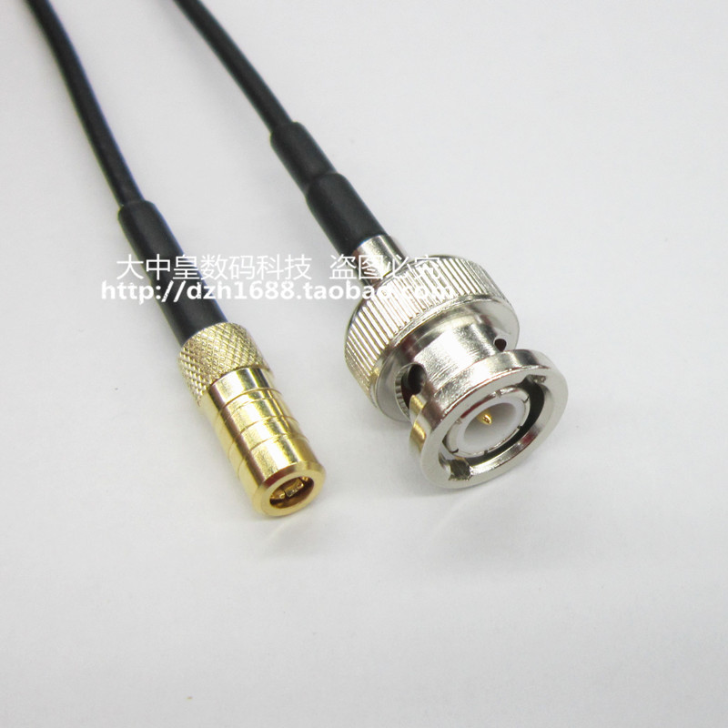 SMB-K/BNC-J SMB母头转BNC公头RG174纯铜线 30CM大中皇_虎窝淘