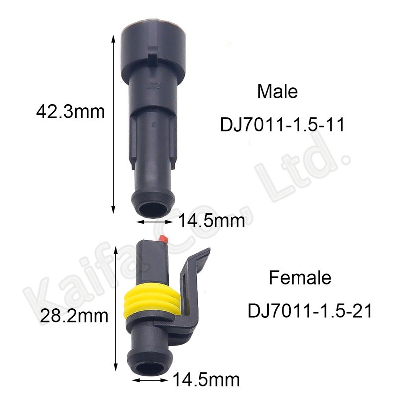 5 sets Kit 1P 2P 3P 4P 5P 6P AMP 1.5 male and female Plug_虎窝淘