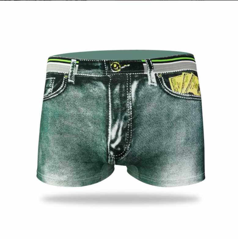 cotton underwear men sexy mens boxers mens like jean boxer s_虎窝淘