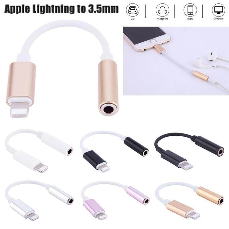 For Apple iPhone Headphone Lightning to 3.5mm Jack Adapter_虎窝淘