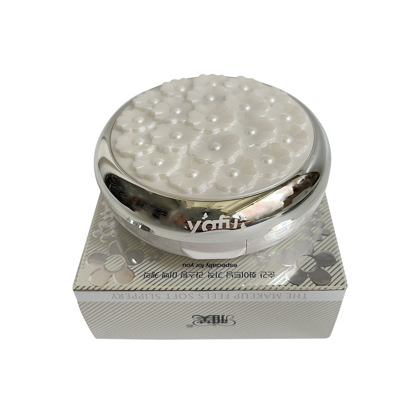 yafu粉饼雅芙干粉闪粉粉膏保湿定妆遮瑕双层干湿两层粉不卡粉1113_虎窝淘