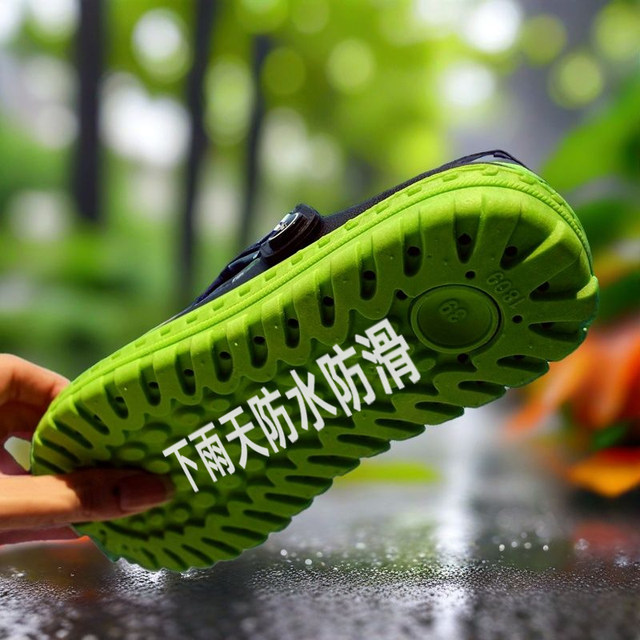 Super soft imported Vietnamese rubber sandals men's high-end hole ...