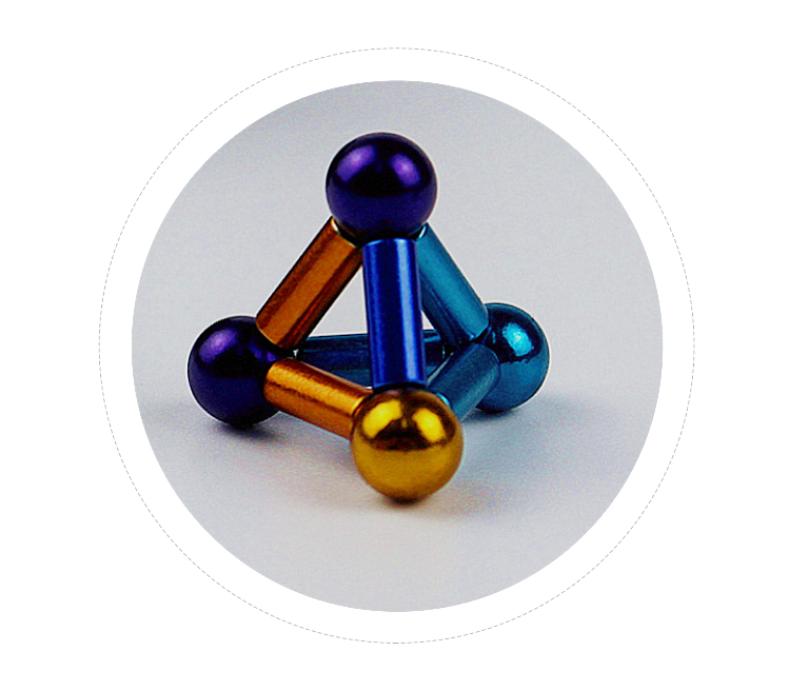 巴克磁力棒钢球组合套装魔力玩具磁铁棒磁吸铁石益智积木拼装玩具_虎窝淘