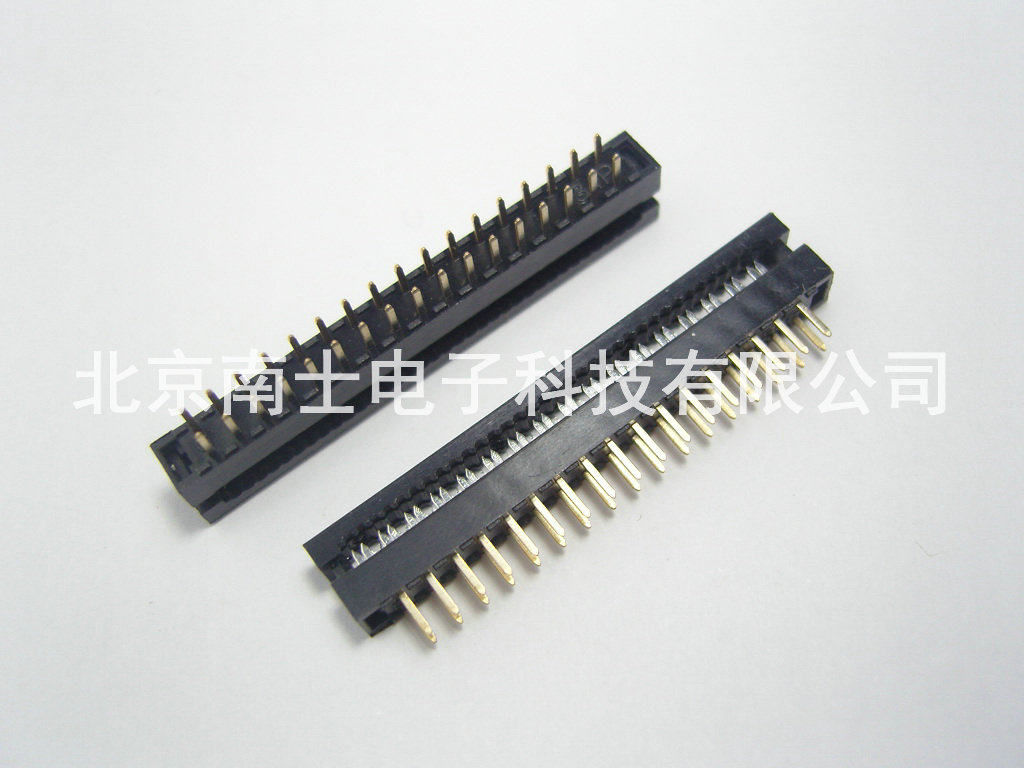 优质镀金 FD 34P 2.0mm DC4 IDC排线压线头插板式焊板式_虎窝淘