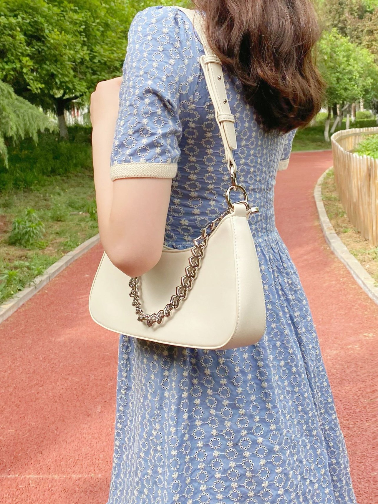 CandyRose官方旗舰店CR半月包腋下子母520情人节新品网红时尚百搭_虎窝淘