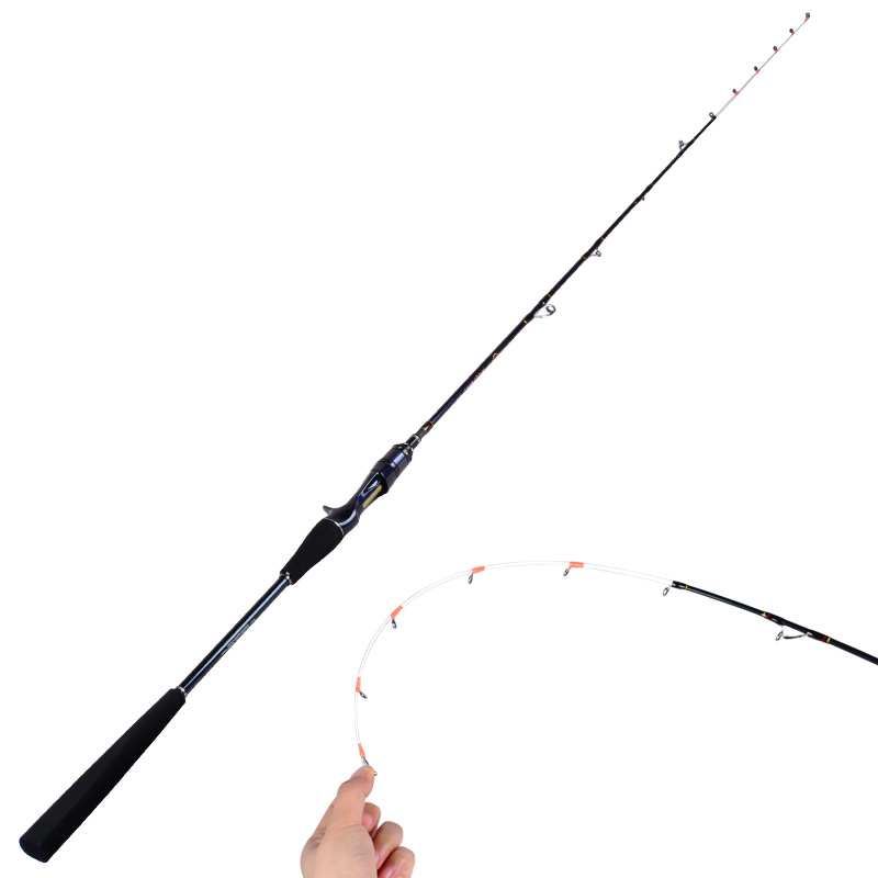 SeekBass海钓筏竿B155重铅筏钓竿 155cm旋转导环鱿鱼竿_虎窝淘