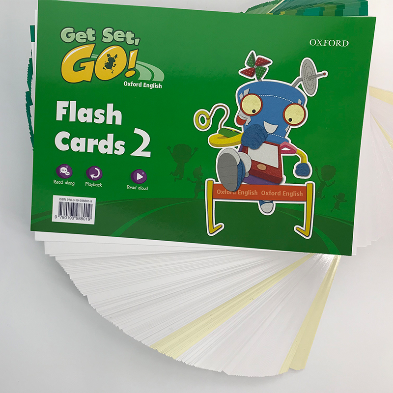 现货包邮英国牛津大学出版社牛津幼儿英语教材Get set go配套教辅闪卡 Flash Cards 5-6级别大班让孩子建立单词和图片之间的 ...