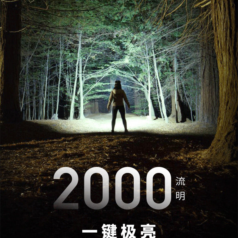Nitecore奈特科尔QC充电强光2000流明头戴三光源户外工作头灯HC68_虎窝淘