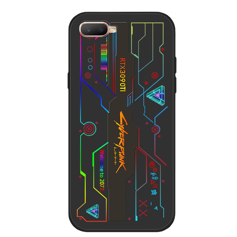 2077赛博朋克OPPOA5手机壳oppoa7x保护套oppoa3学生A3韩系0pp0A5镜头全包a7x防摔a5软a1胶a7酷帅a5t男a7n ...